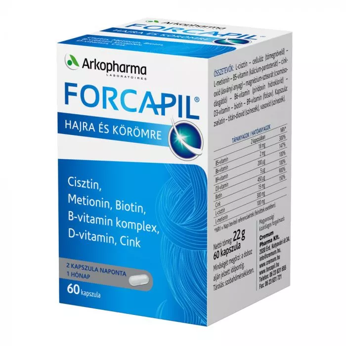 FORCAPIL Haj- és körömerősítő kapszula (60db)