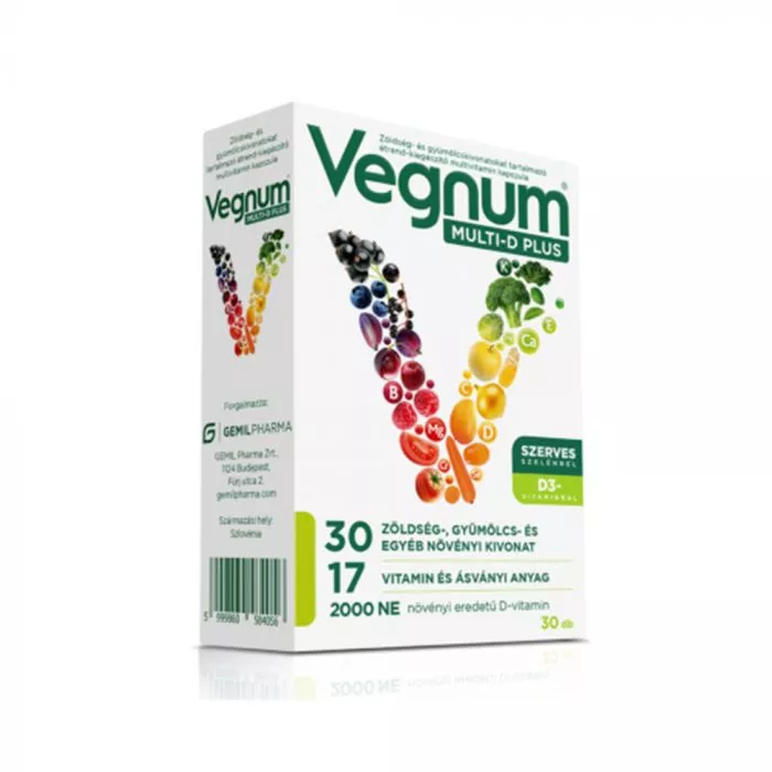 VEGNUM Multi-D Plus kapszula (30db)