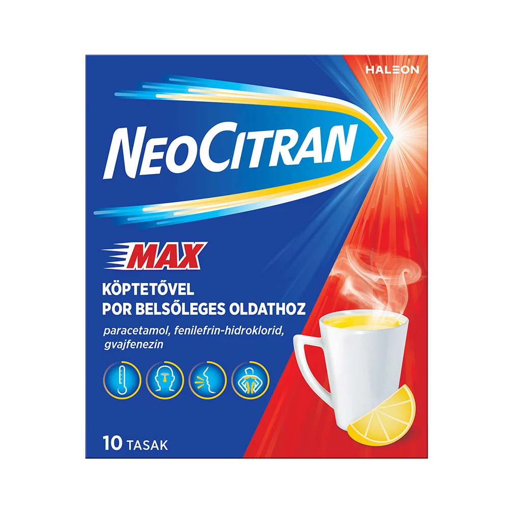 NEO CITRAN Max köptetővel por belsőleges oldathoz (10db)