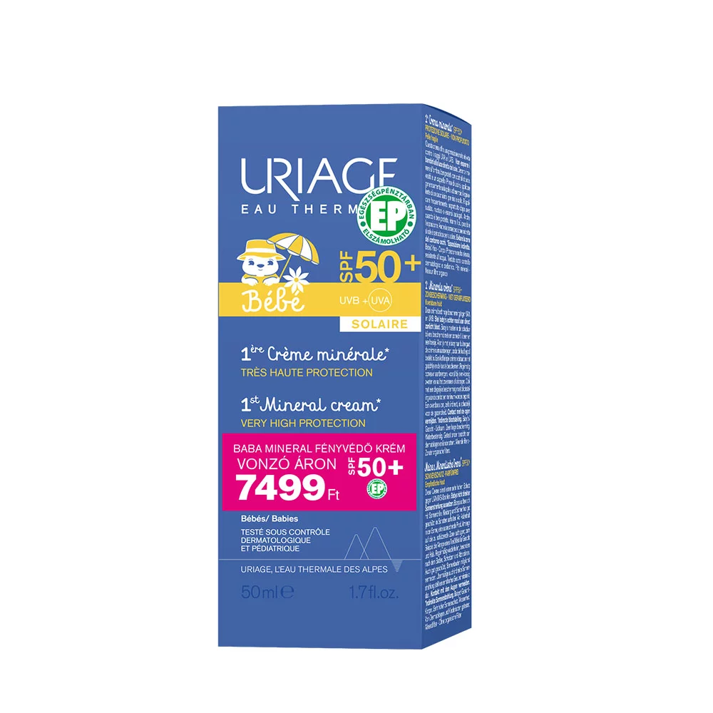 URIAGE Baba Mineral krém SPF50+ vonzó áron (50ml)