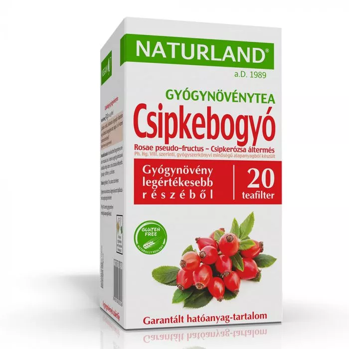 NATURLAND Csipkebogyó gyógynövénytea filteres (20db)